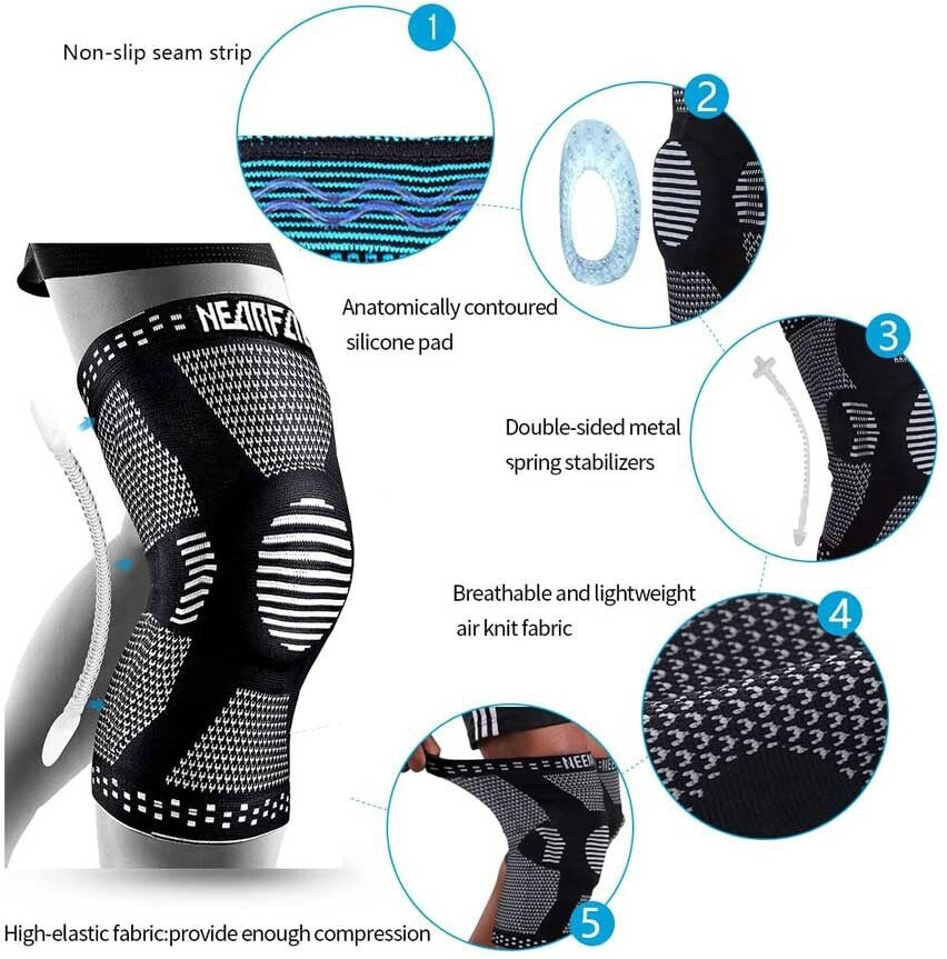 NF Compression Knee Sleeves (W) – Nearfall Clothing